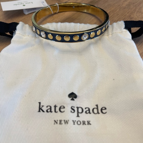 kate spade | Jewelry | Kate Spade Spot The Spade Enamel Bangle | Poshmark